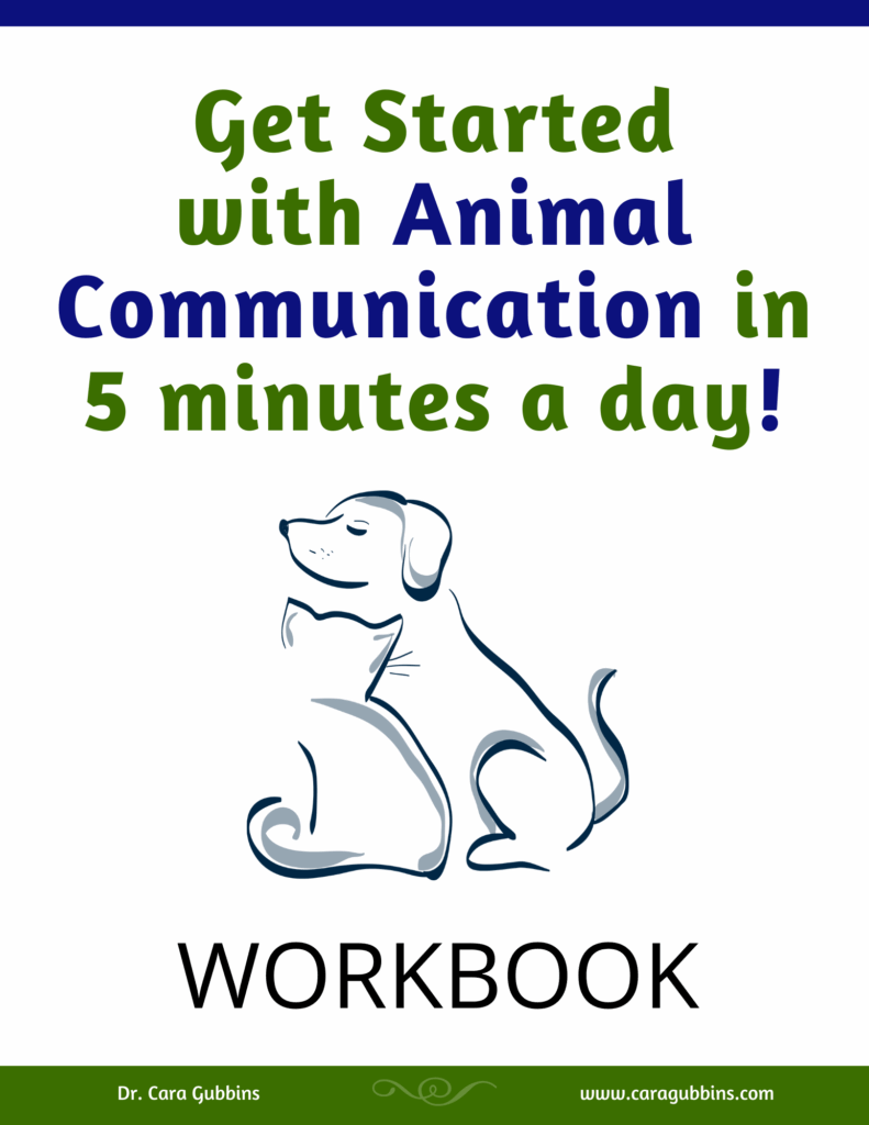 Free Gift: Get Started with Animal Communication Workbook – Dr. Cara ...